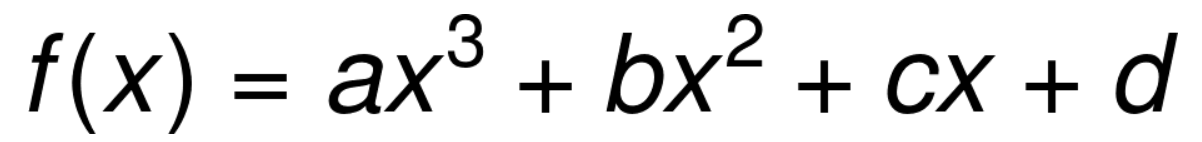 O que é: Cúbico (polinômio ou função)